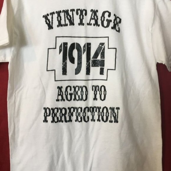 Shirts | Cool White Vintage 1914 Tee Shirt Brand New | Poshmark